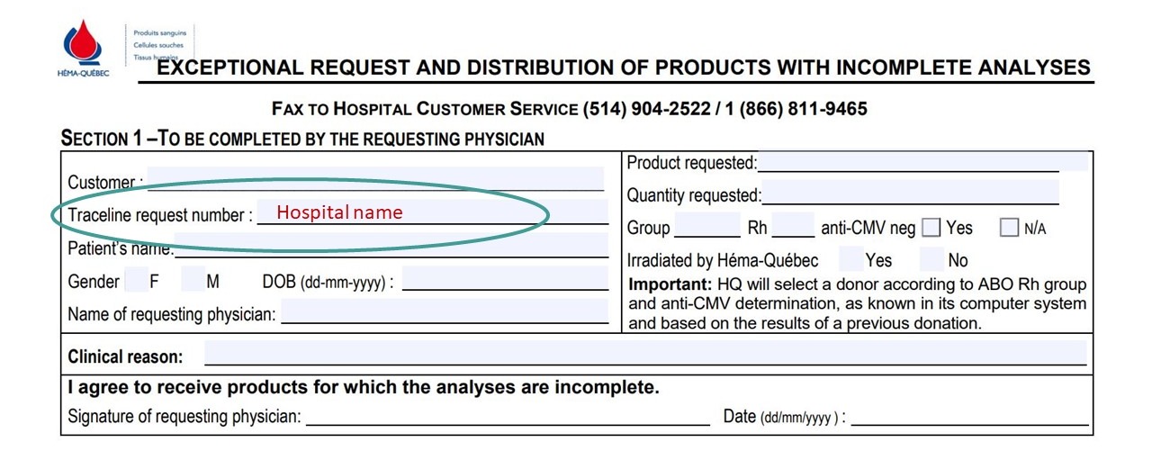 FAQ: Information for health professionals ordering granulocyte ...